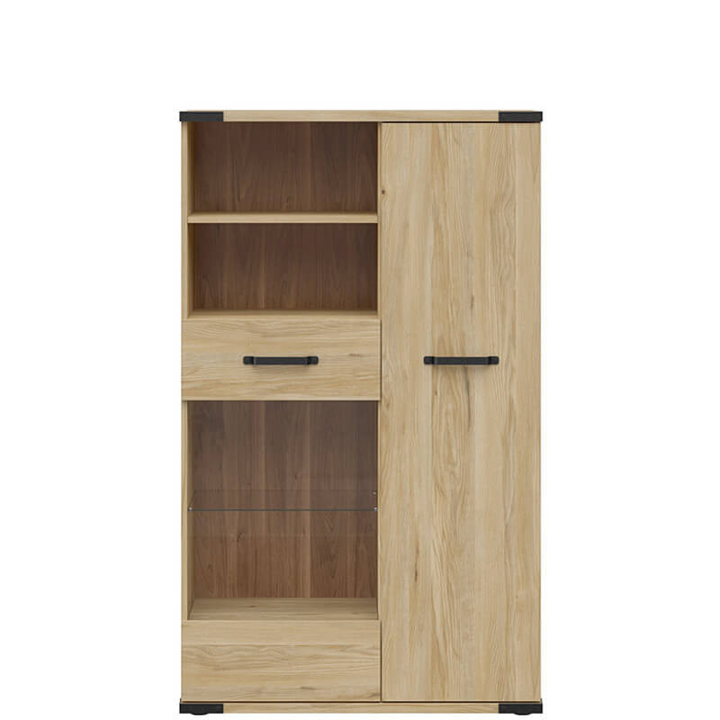 REG1D1W/90 LARA BRW Glass-Fronted Cabinet in London, UK | Furniture BRW by FQSHIMP LTD