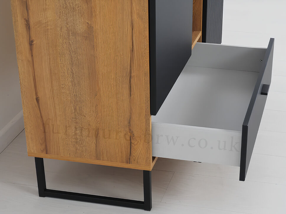 REG2D1S/U ZENDA BRW Shelf Unit European Modern Furniture Store in London, UK