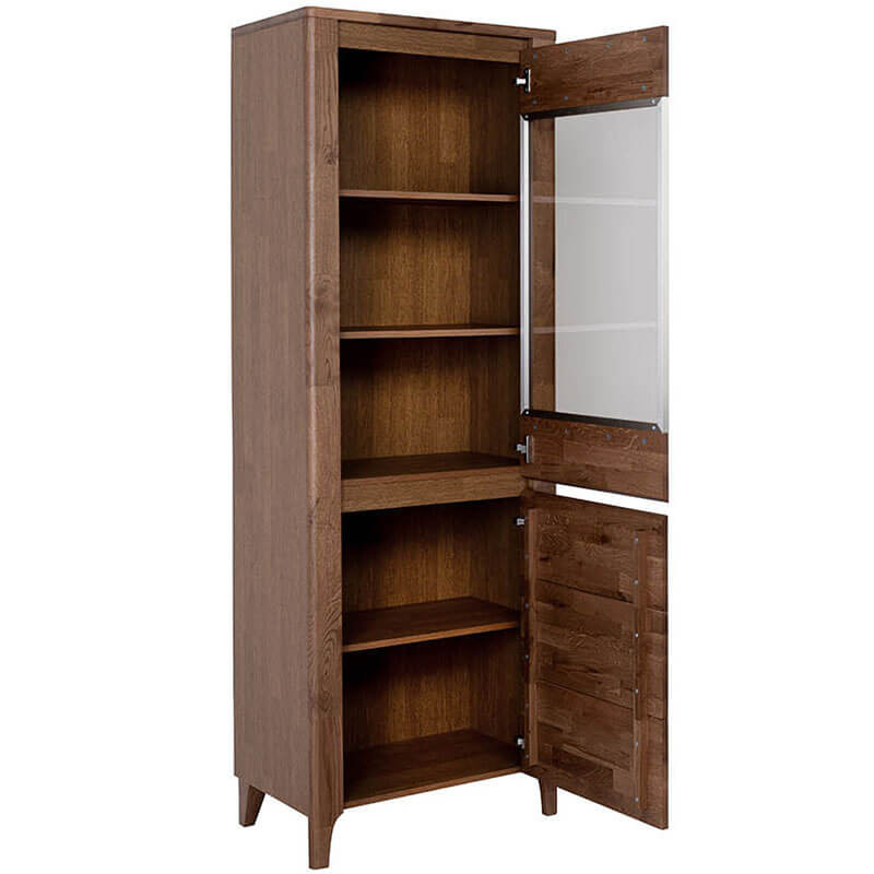 REG1D1W SAWIRA BRW Glass-Fronted Cabinet in London, UK | Furniture BRW by FQSHIMP LTD
